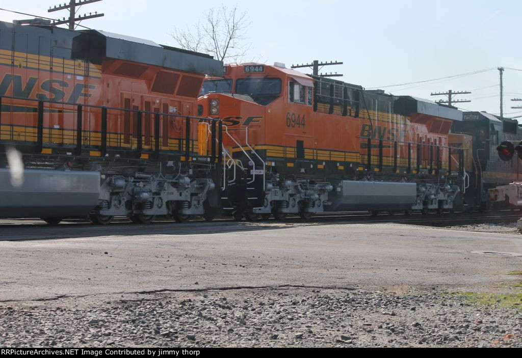 new BNSF 6944 ON CSX Q393 spring of 2012